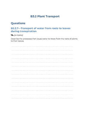 biology - YCIS Hong Kong - Studocu