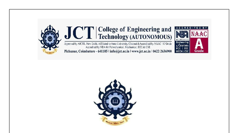 CS3501 Final Lab Manual - Compiler Design Experimentations - Studocu