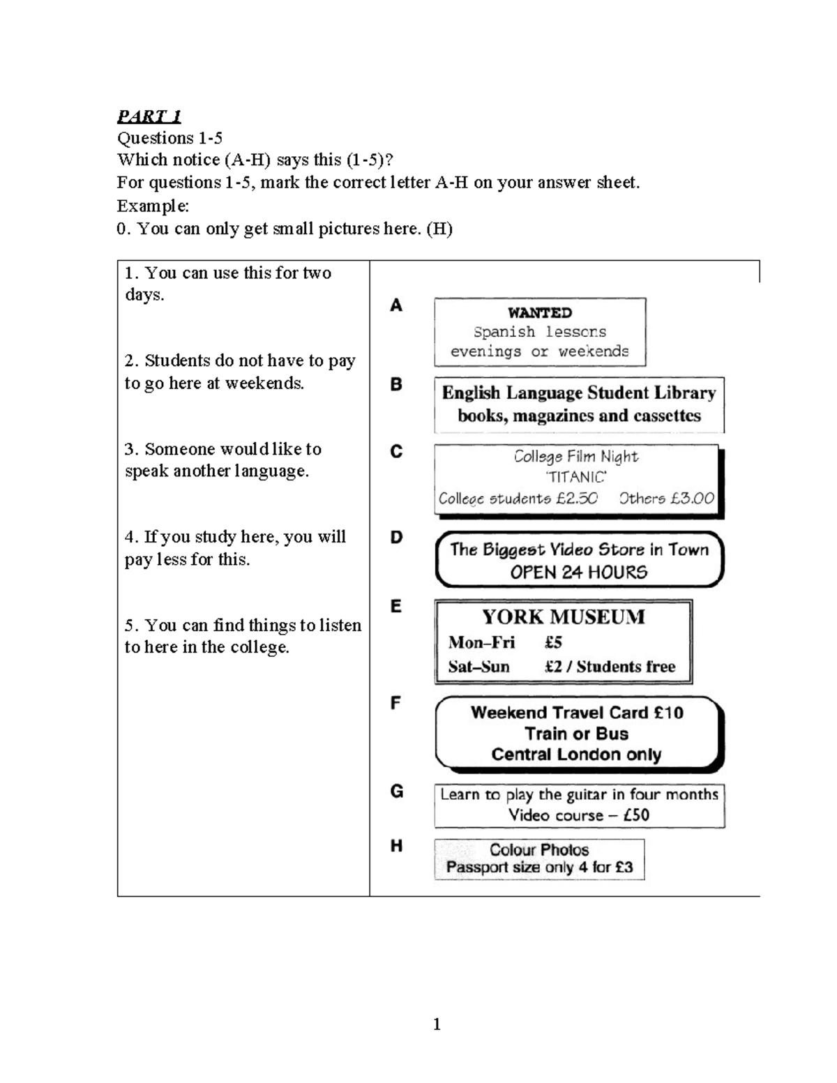 Reading 2 - Practice Questions and Answers for English Exam - Studocu