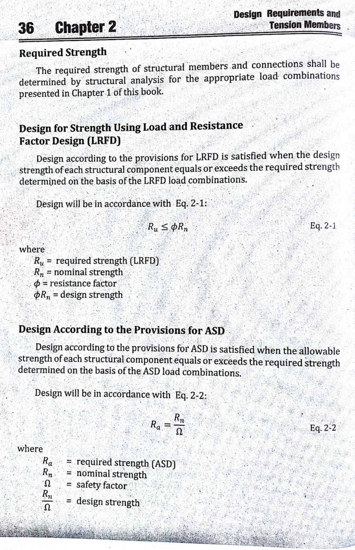 Design Requirements for Tension Members - Structural Steel Design (ENG ...