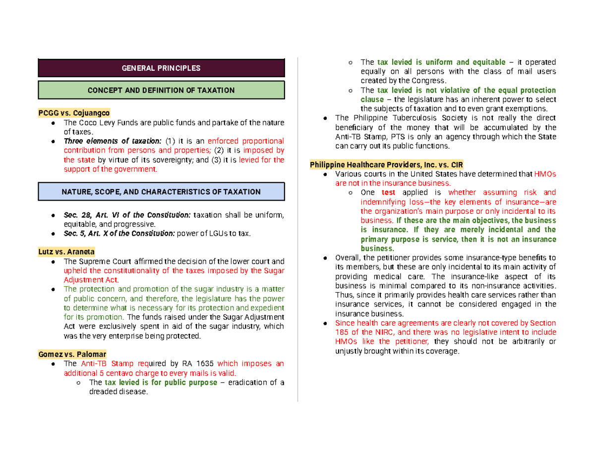 Taxation Concepts and Cases: PCGG vs. Cojuangco and More (Tax 101 ...