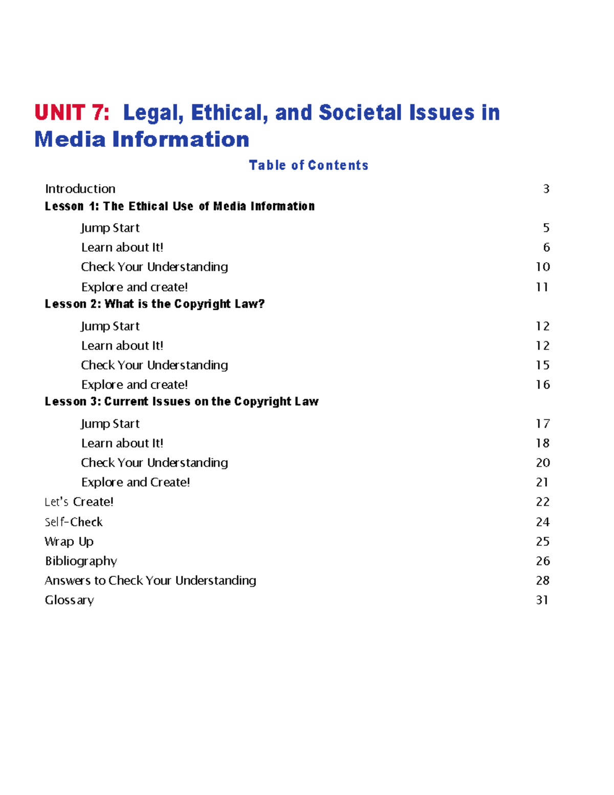 UNIT 7: Legal, Ethical, and Societal Issues in Media (4HT) Exam Review ...