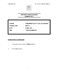 fundamental cost accounting - maf151 - UiTM - Studocu