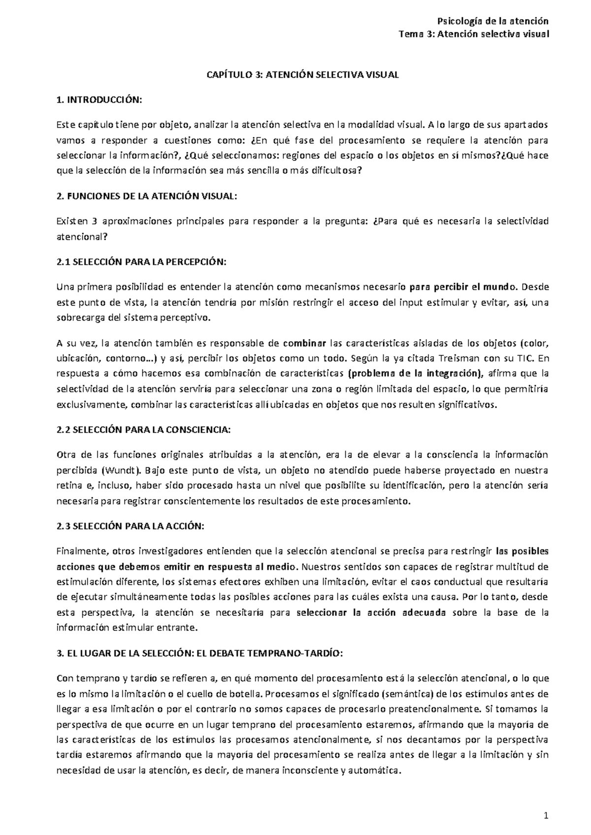 TEMA 3 - Atención selectiva visual - Tema 3: Atención selectiva visual ...