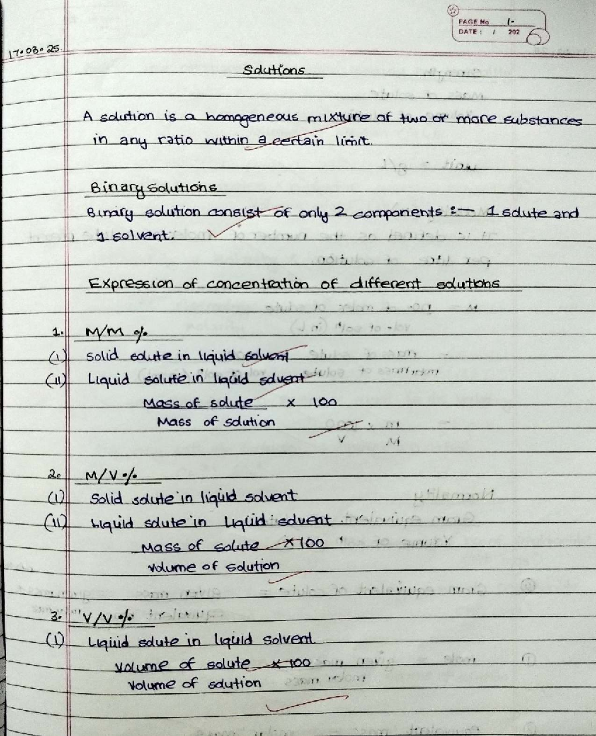 Chemistry Solutions Chapter: Molarity, Molality, and Concentration ...