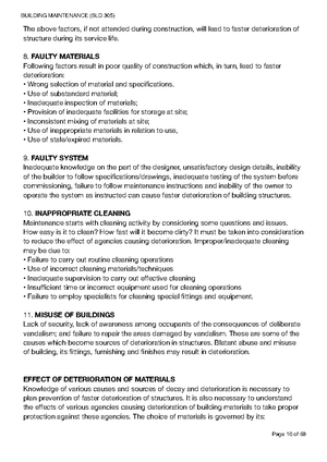 [Solved] Causes of the defect unevenness of plastered surface and ...