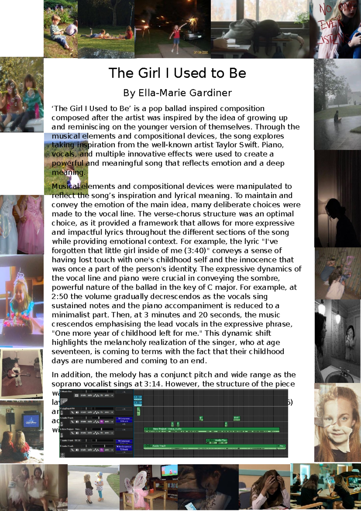 Statement 2024 IA2 Final Ellamarie - The Girl I Used to Be By Ella ...