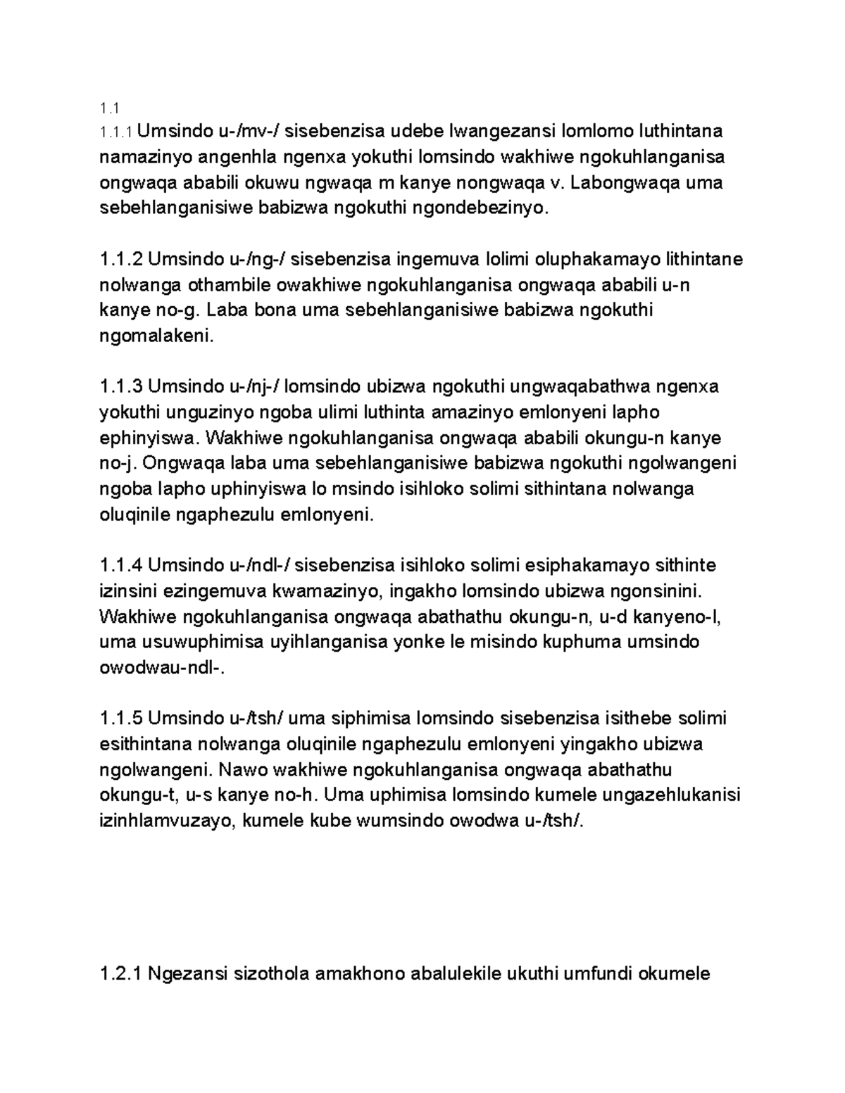 IsiZulu Lesson Notes (Grade 2): Understanding Animal Vocabulary - Studocu