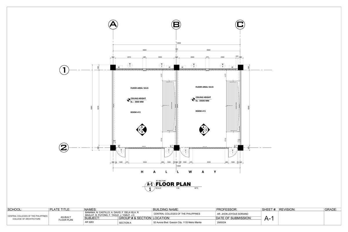 BU AR 3263 As-Built Final Floor Plan - Sheet 5 Update - Studocu