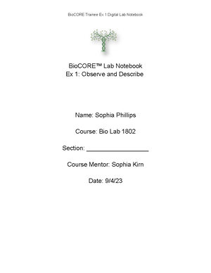 [Solved] A chemistry student must write down in her lab notebook the ...