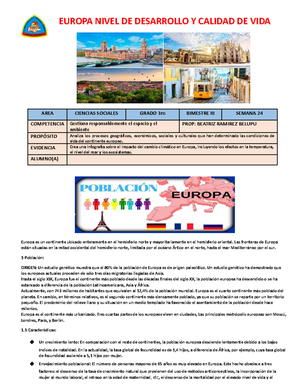SEM-24-TERC- Impacto del Cambio Climático en Europa y Calidad de Vida ...