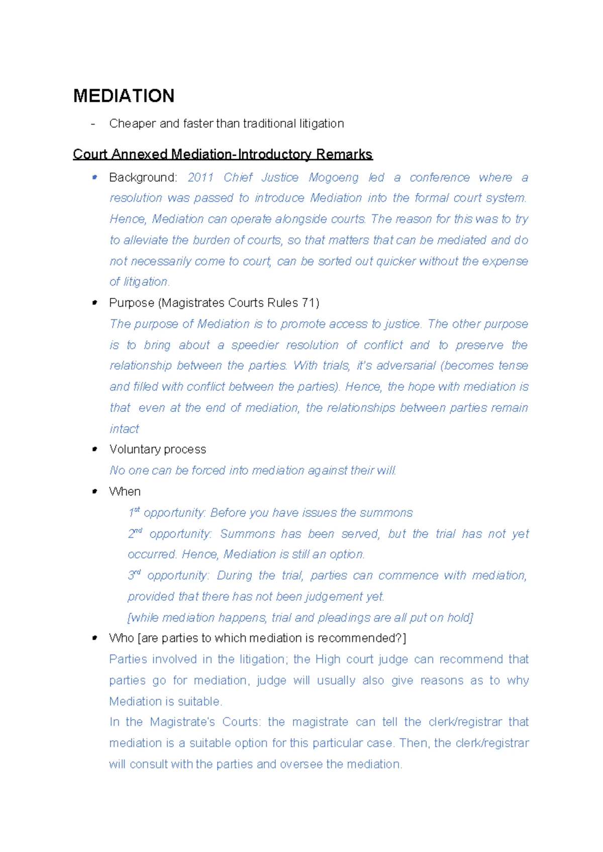 Notice of Motion Forms for District & Regional Courts 2025 - Studocu