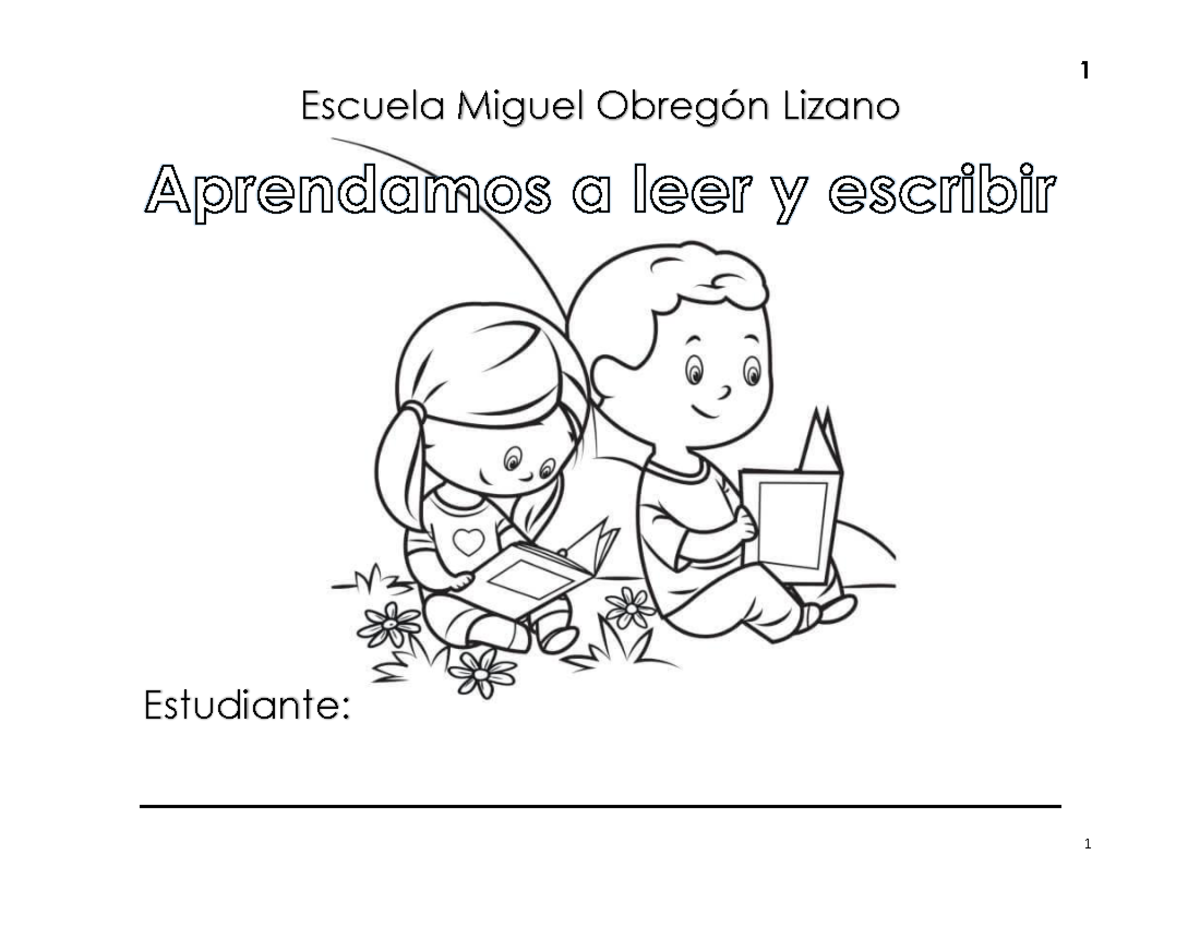 Folleto Refuerzo Primer Grado - Escuela Miguel Obregón Lizano ...