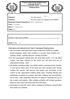 Task 4: Grade 9 Transactional Writing - Diary Entry & Letter ...