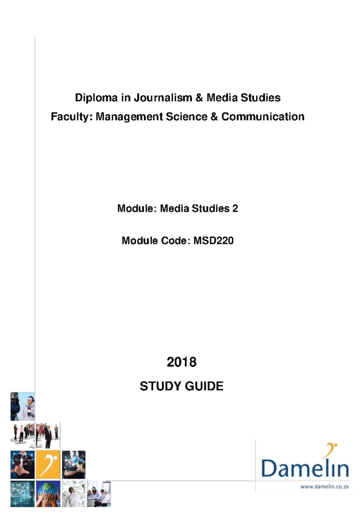 Media Studies 2 - JMS- Comprehensive Study Guide for 2018 - Studocu