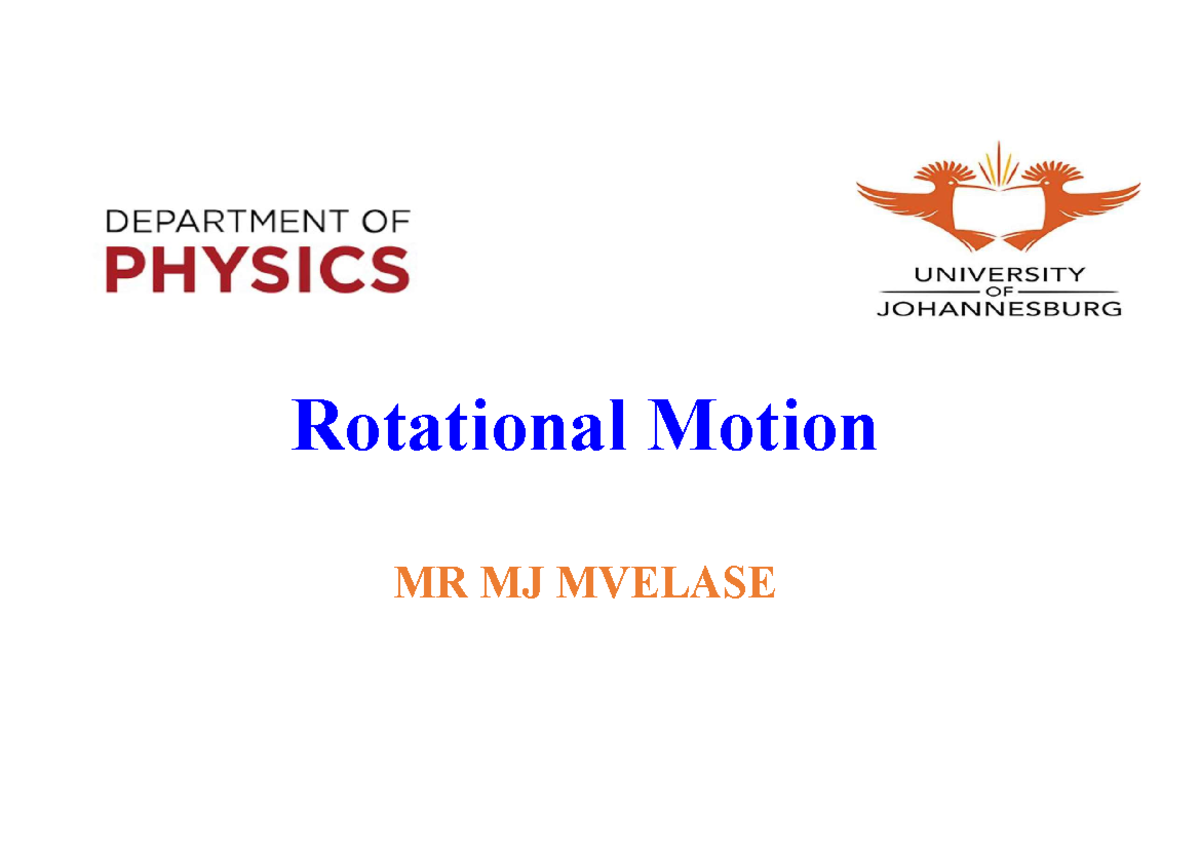 Unit 7 - Rotational Motion & Angular Momentum Notes - Rotational Motion ...
