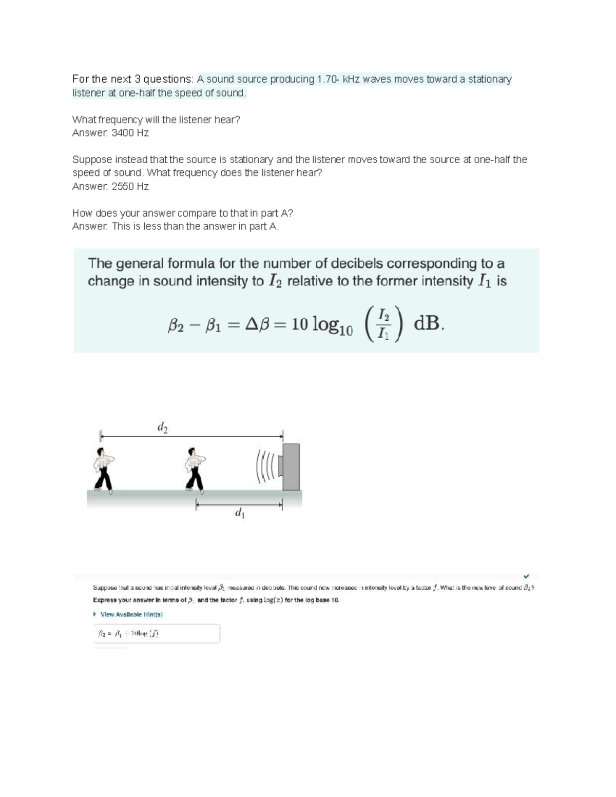 Electrostatics and Sound Waves: HW Solutions for PHYS 101 - Studocu