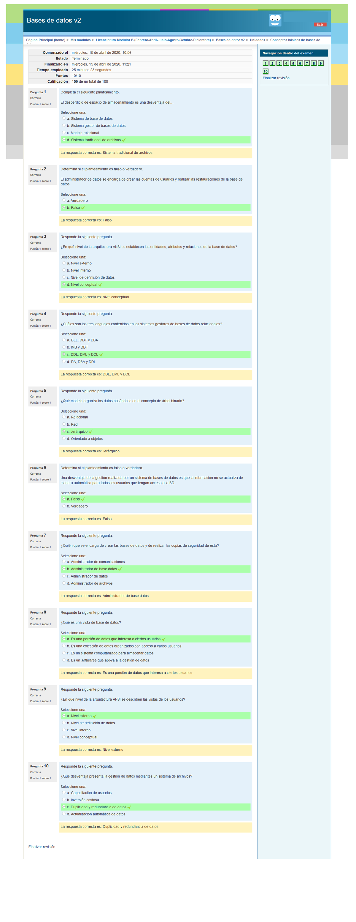Unidad_1_bdd_examen - base de datos - Warning: TT: undefined function: 32 - Studocu