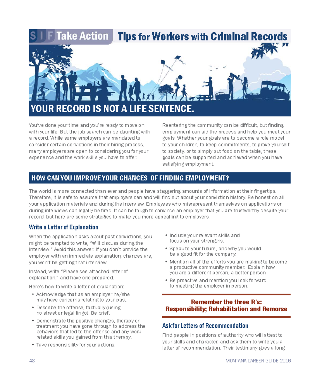 Strategies for Employment: A Guide for Workers with Criminal Records ...