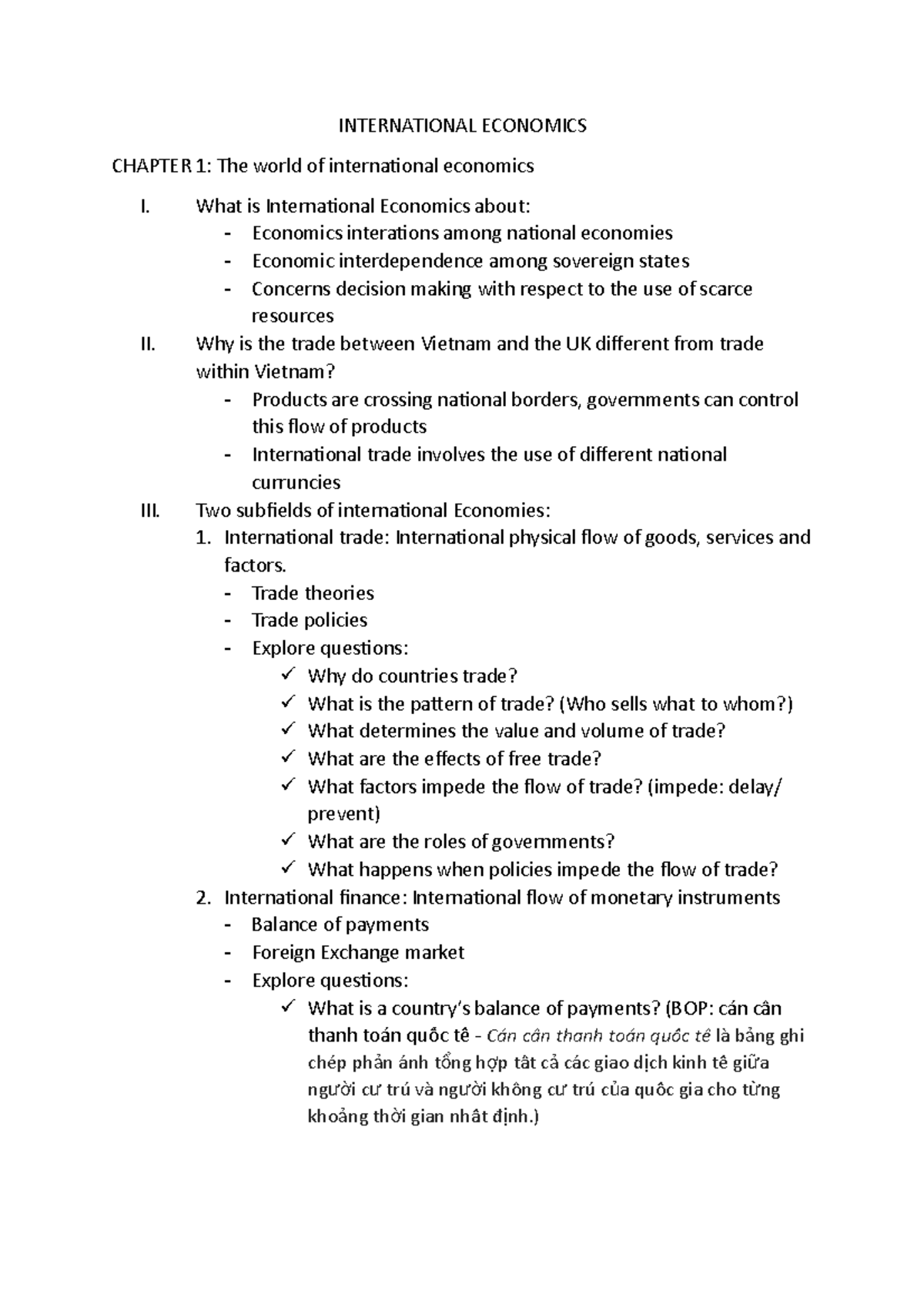 International Economics _ Midterm Assignments _ Bài Tập Nhóm Giữa Kỳ ...