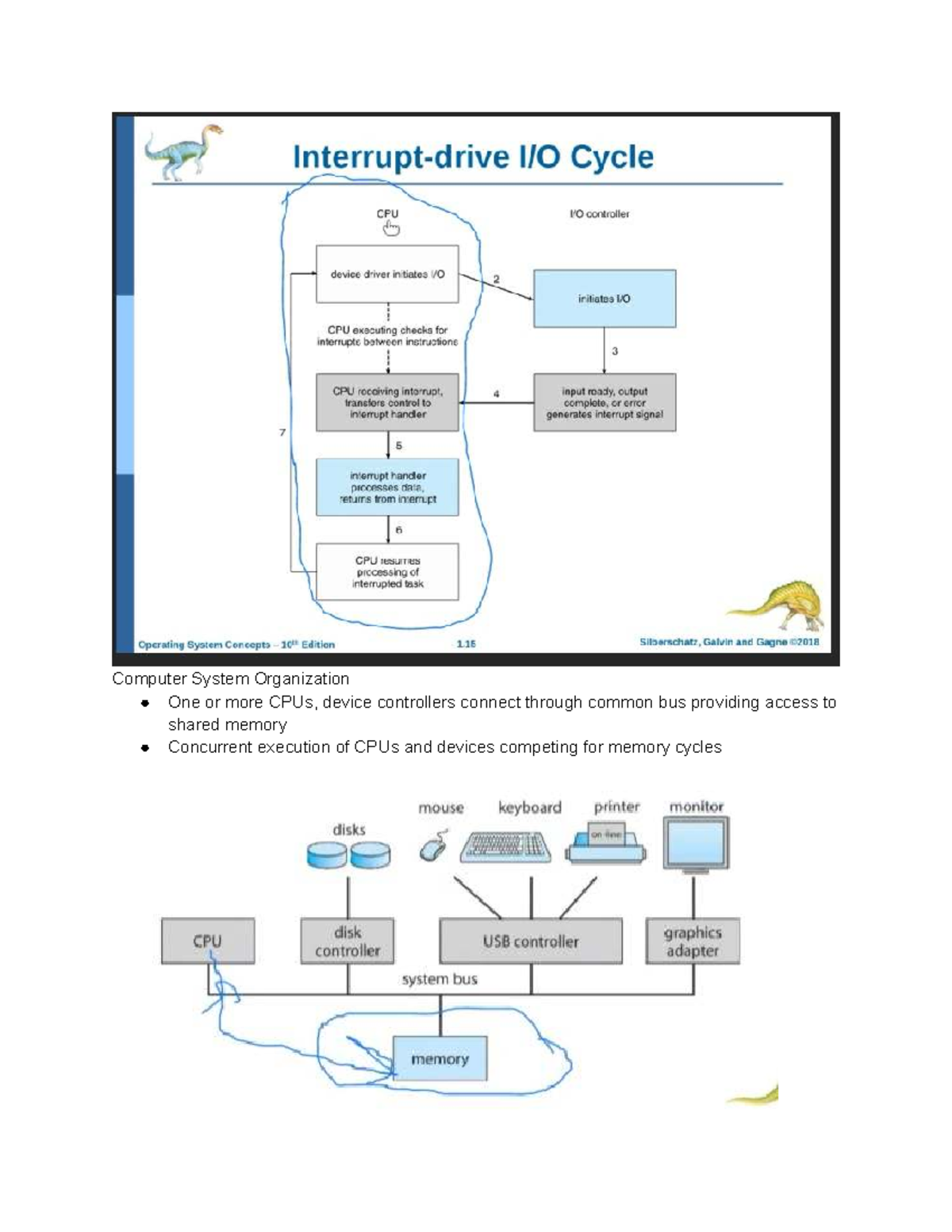 CSCI 340 Lecture Notes: Computer System Organization & Process ...