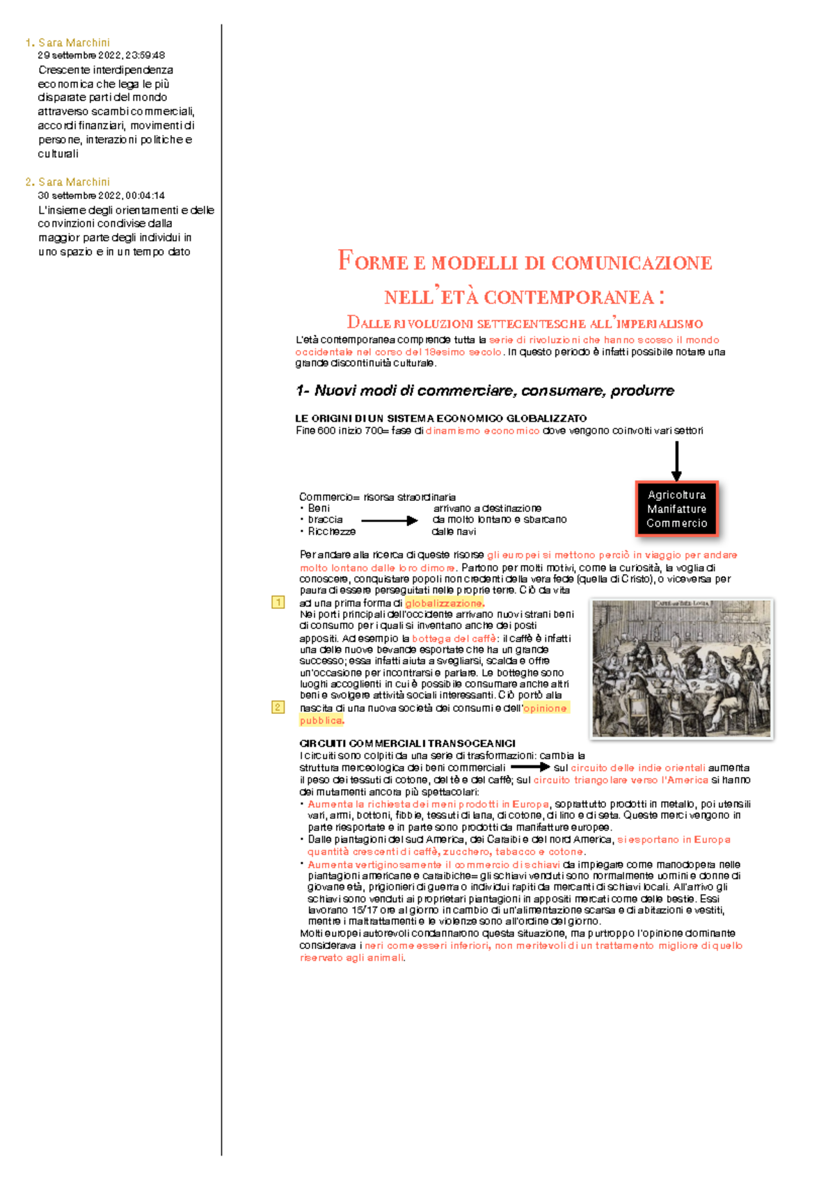 Riassunto Manuale 1: Forme e Modelli di Comunicazione Contemporanea - Studocu