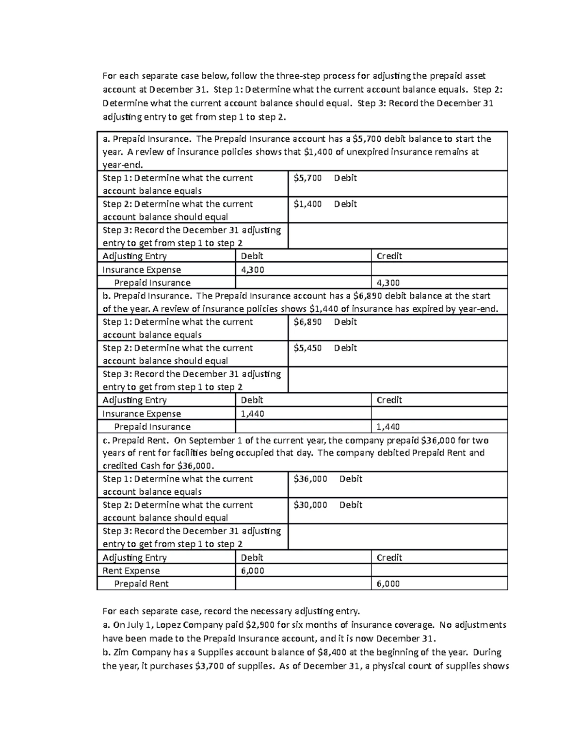 ACCT 2301 Chapter 3 SB - Homework assignment - ACCT 2301 Chapter 3 ...