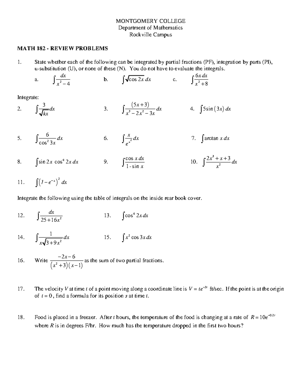 2021-sp-Math182Final Review - MONTGOMERY COLLEGE Department of ...