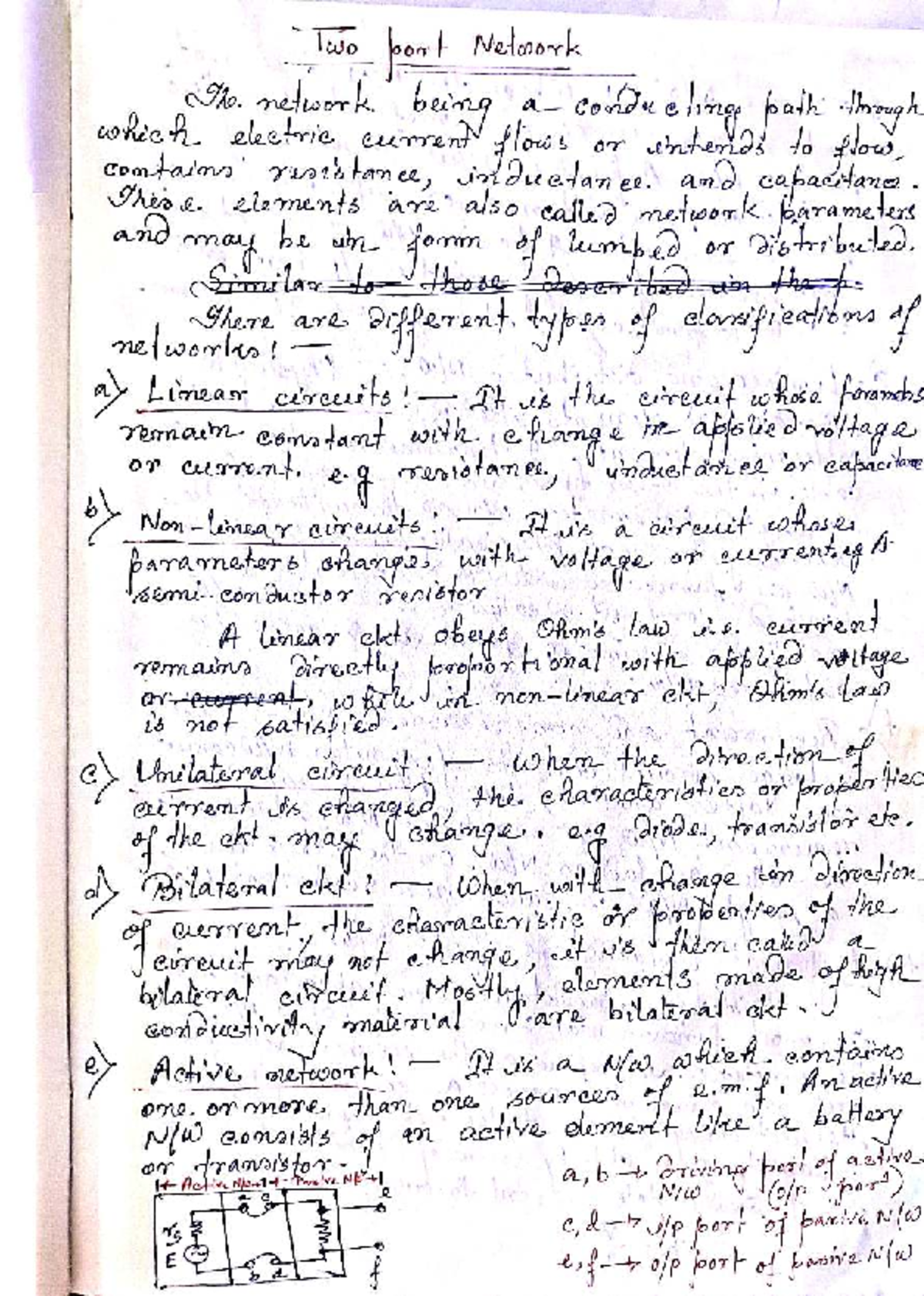 Two Port Network Basics and Coupling Coefficients Analysis - Studocu