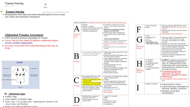 Trauma Nursing - Review - Trauma Nursing Broad practice from injury ...