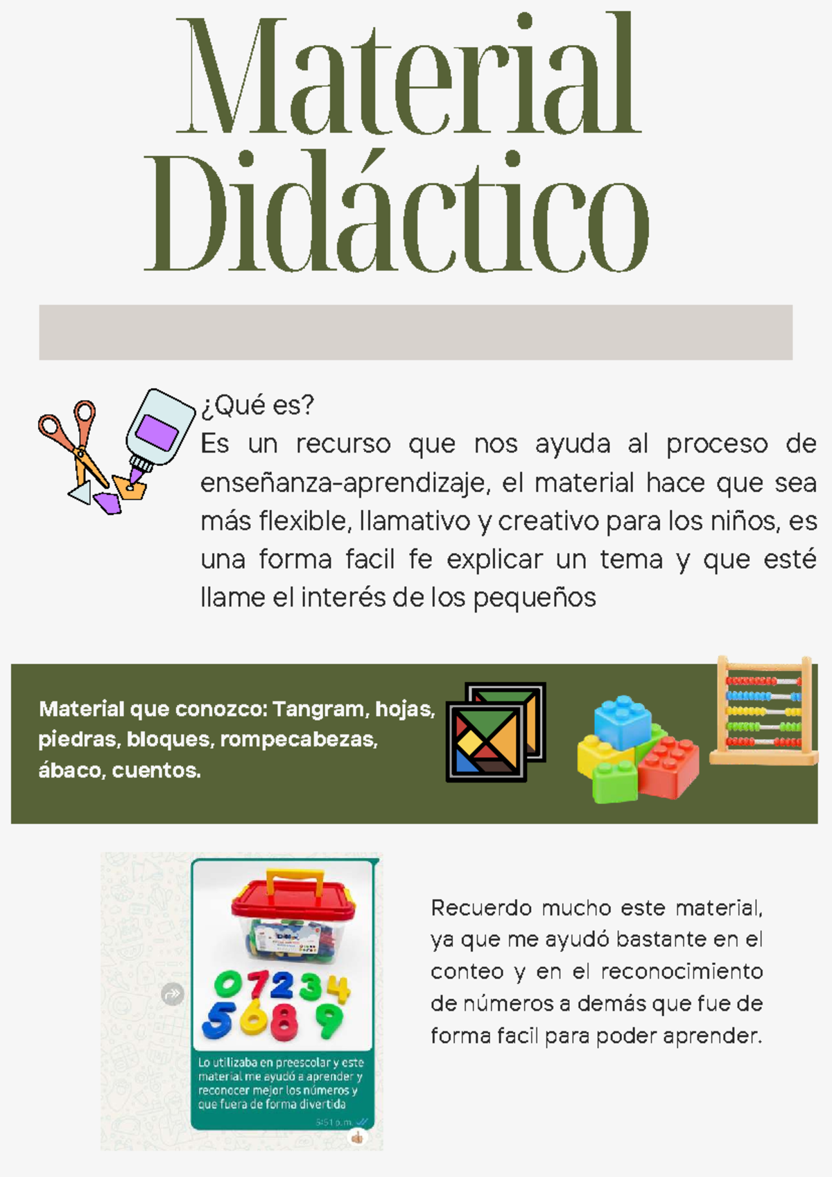 Material didáctico - Practica en educación preescolar - Material ...