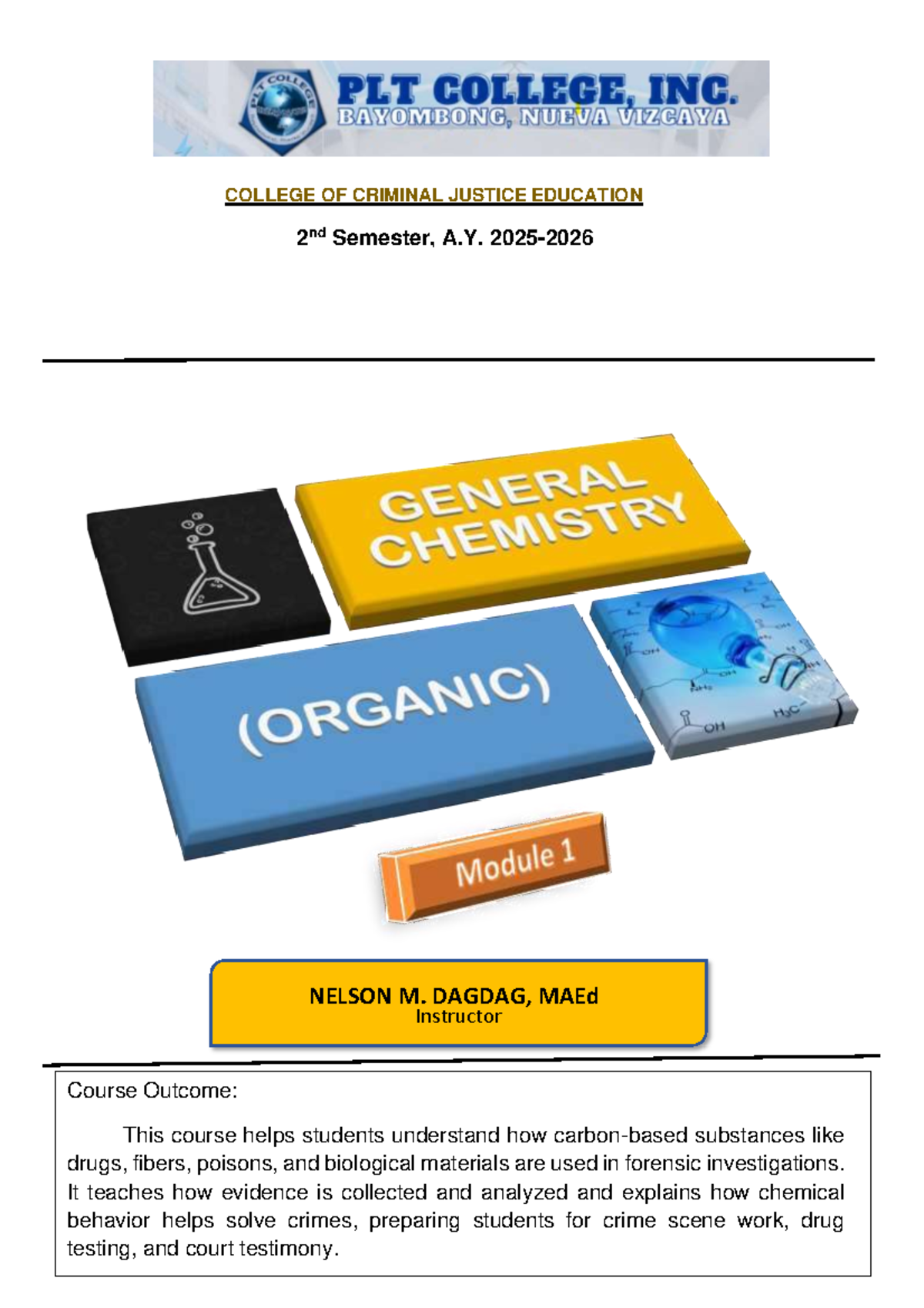 Module 1: Introduction to General Chemistry (CHEM 101) - Studocu