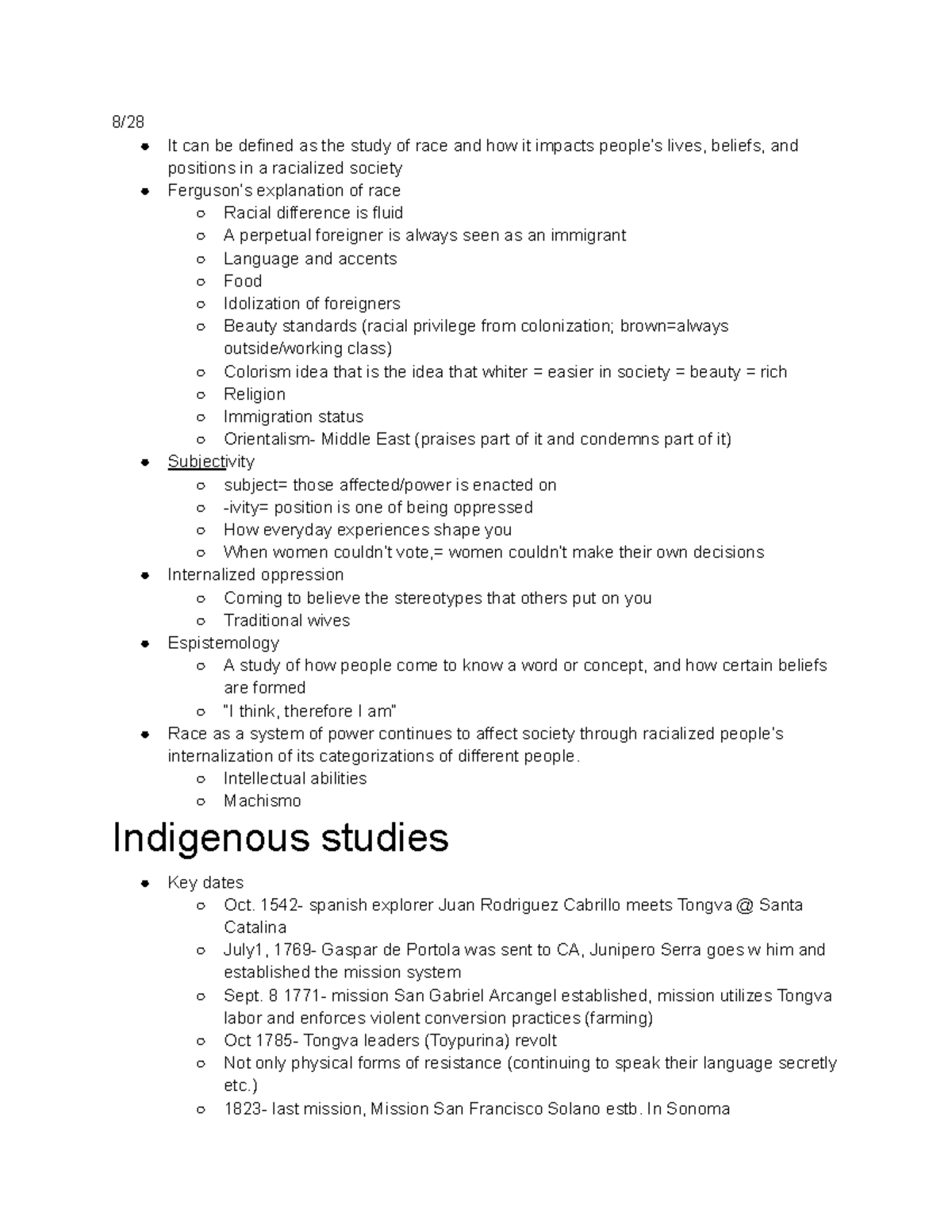 Ethnic Studies Overview: Race, Power Dynamics, and Colonial Impact ...