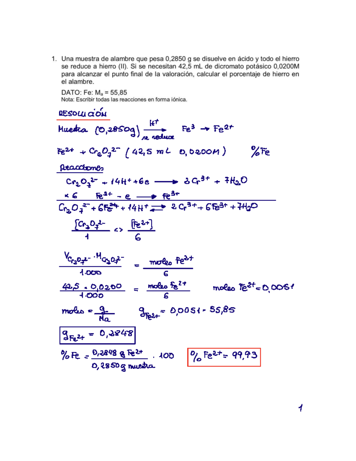 PEC2-2018 - Resolución de Valoraciones Químicas y Cálculos - Studocu