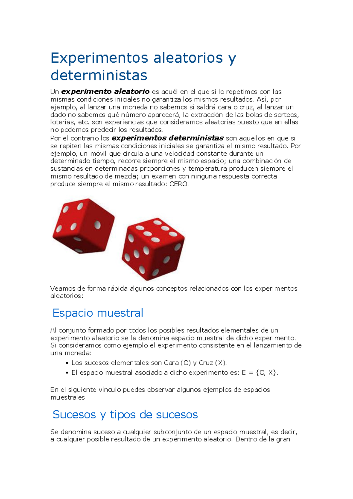Experimentos Aleatorios y Deterministas: Claves y Conceptos Esenciales ...