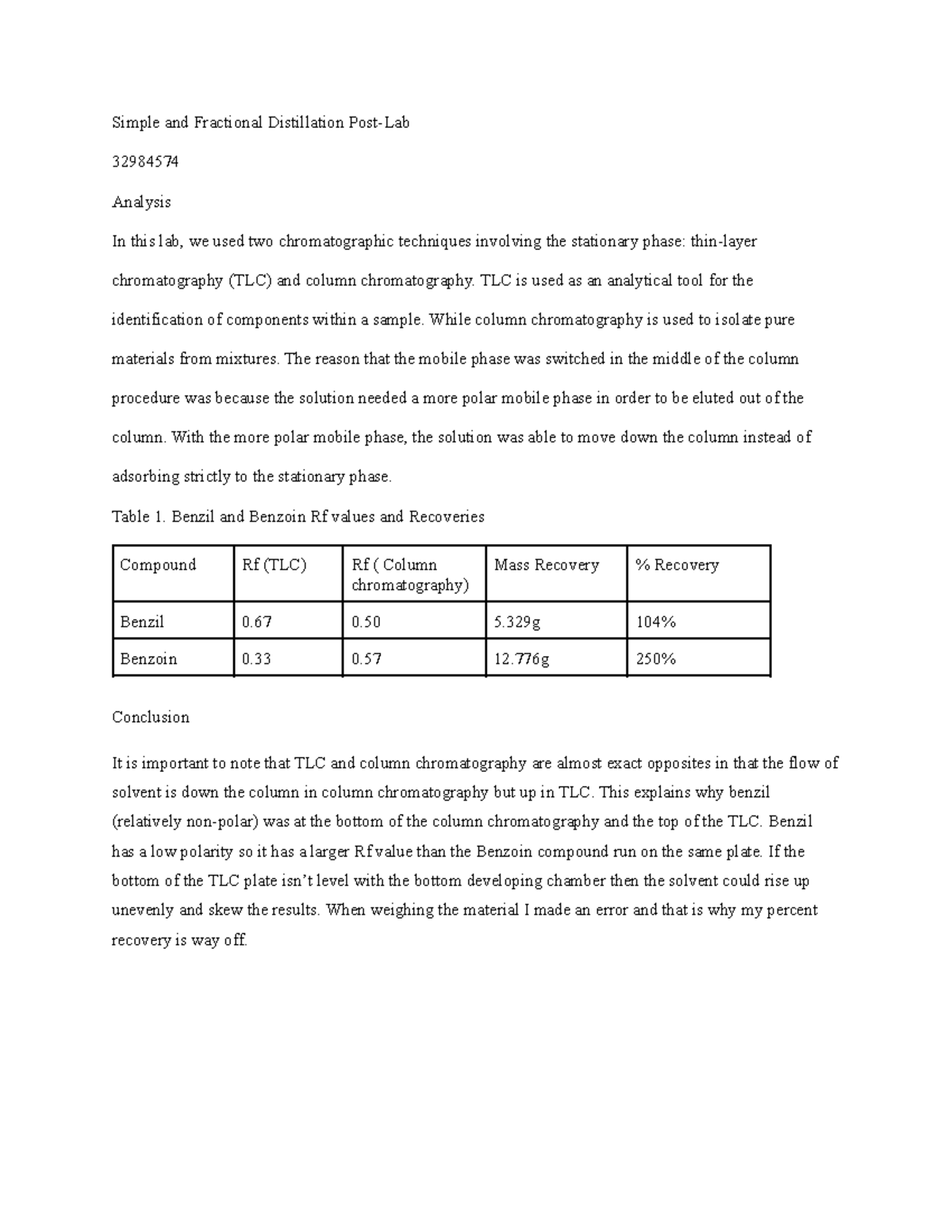 TLC and Column Chromatography Post-Lab - Deprecated API usage: The SVG back-end is no longer ...