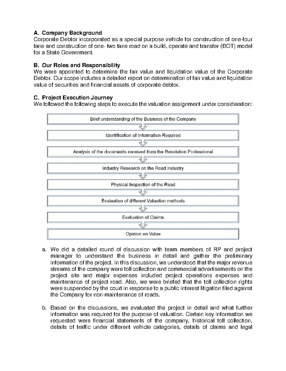 RV - IBC Valuation Case Study: Insights and Challenges - Studocu