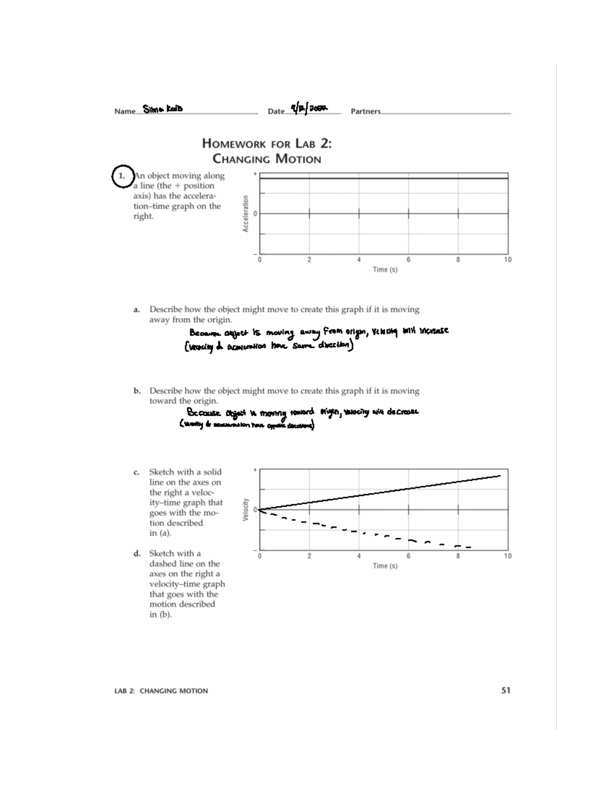 Lab 2 Homework: Analyzing Motion in Real Time Physics (Mechanics) - Studocu