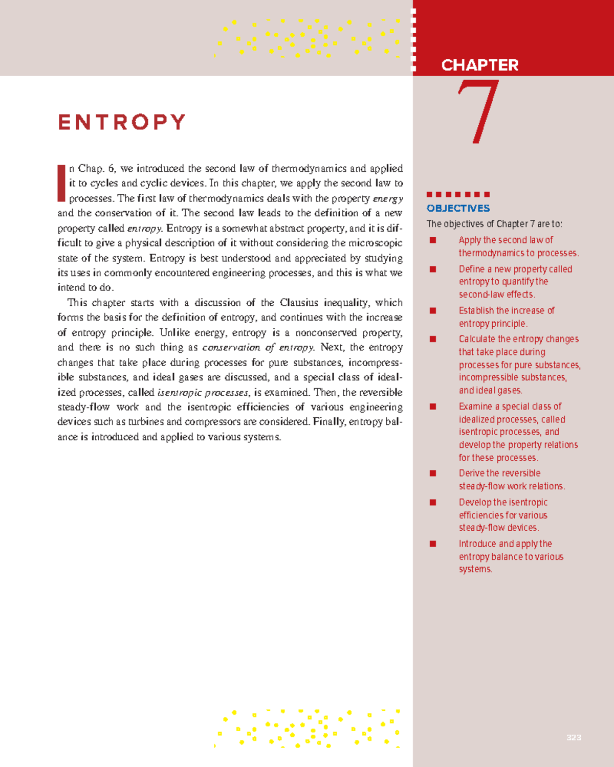 CHAPTER 7: ENTROPY AND HEAT TRANSFER IN THERMODYNAMICS - Studocu