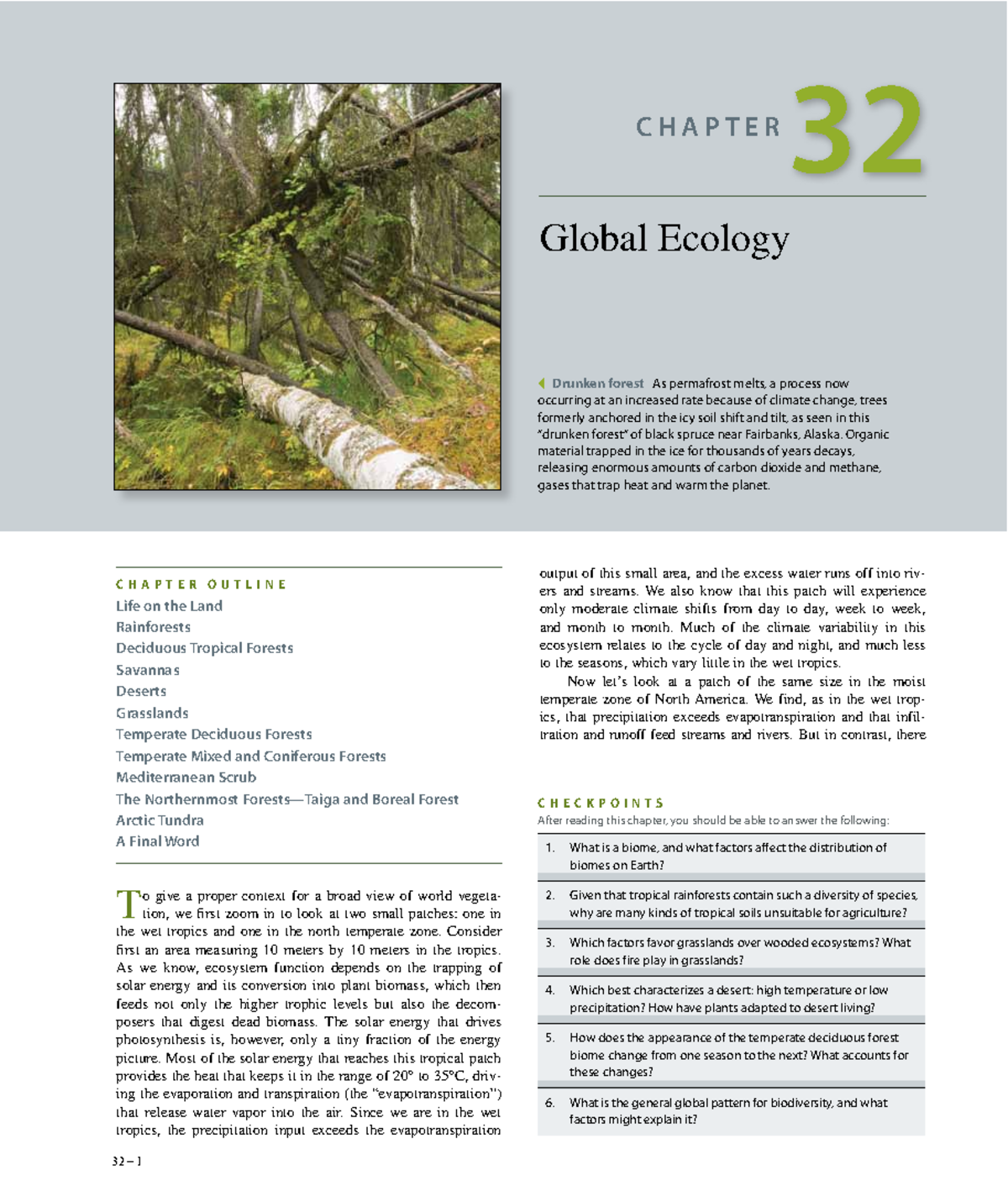 Raven Ch 32 Global Ecology Final Exam Study Guide - Studocu