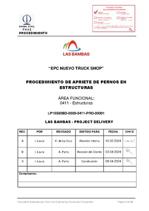 E246-GP-PC-04 Encofrado y desencofrado V3 - PROCEDIMIENTO Código: E246 ...