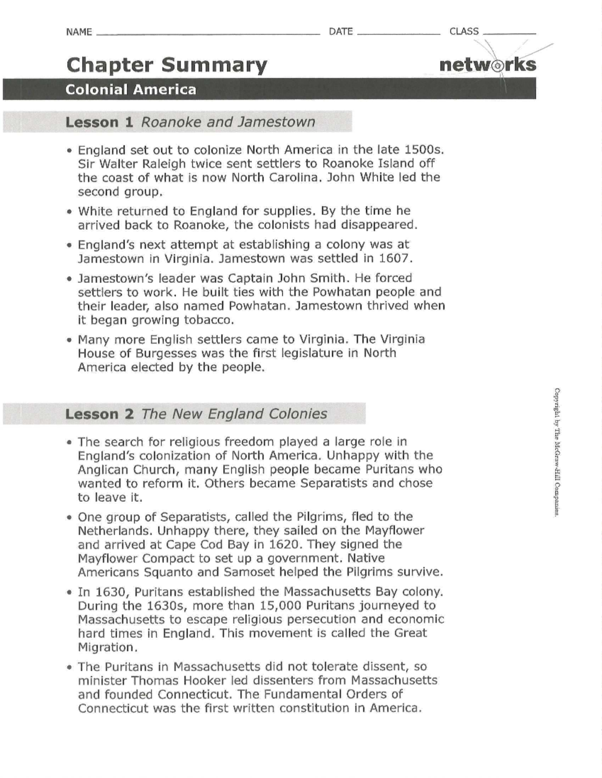 ENGL 101 Final Exam Study Guide: Colonial America Overview - Studocu