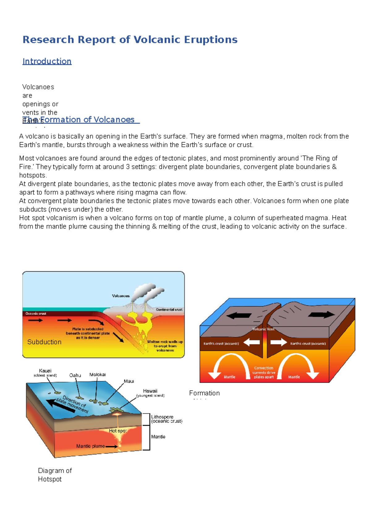 Volcanoes: Chapter 7 - Understanding Eruptions and Their Impact - Studocu