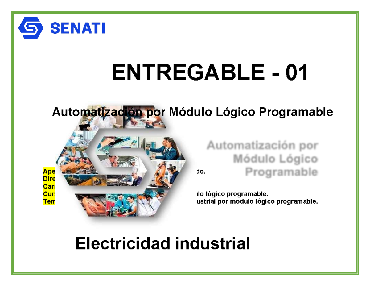 Entregable-1: Automatización de Lavadora con PLC - Electr. Industrial - Studocu