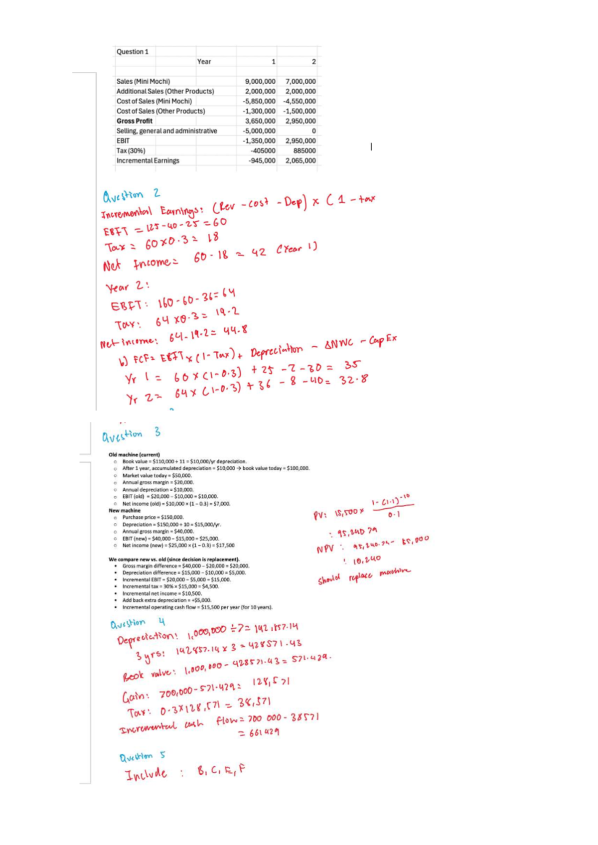 Tutorial Week 10: Sales, Costs, and Machine Replacement Analysis - Studocu