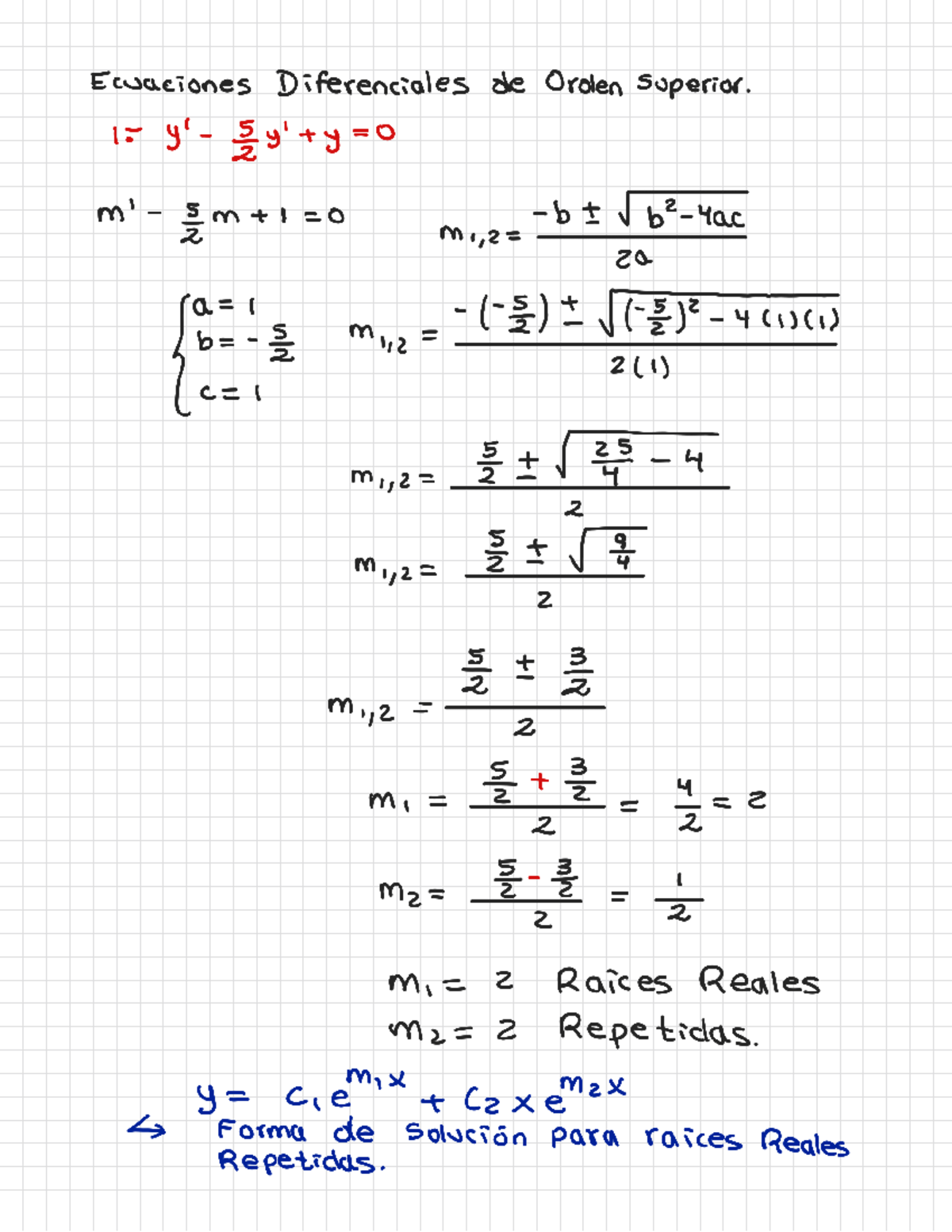 Ecuaciones Diferenciales de Orden Superior 250306 143100 - Ecuaciones Diferenciales de Orolen ...