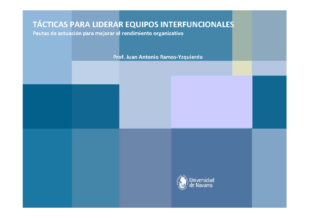 Tácticas para Liderar Equipos Interfuncionales (10-2-11) - Guía ...
