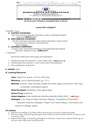 DLP FIL 4 - Detailed Lesson Plan in Filipino 4 - Republika ng Pilipinas ...