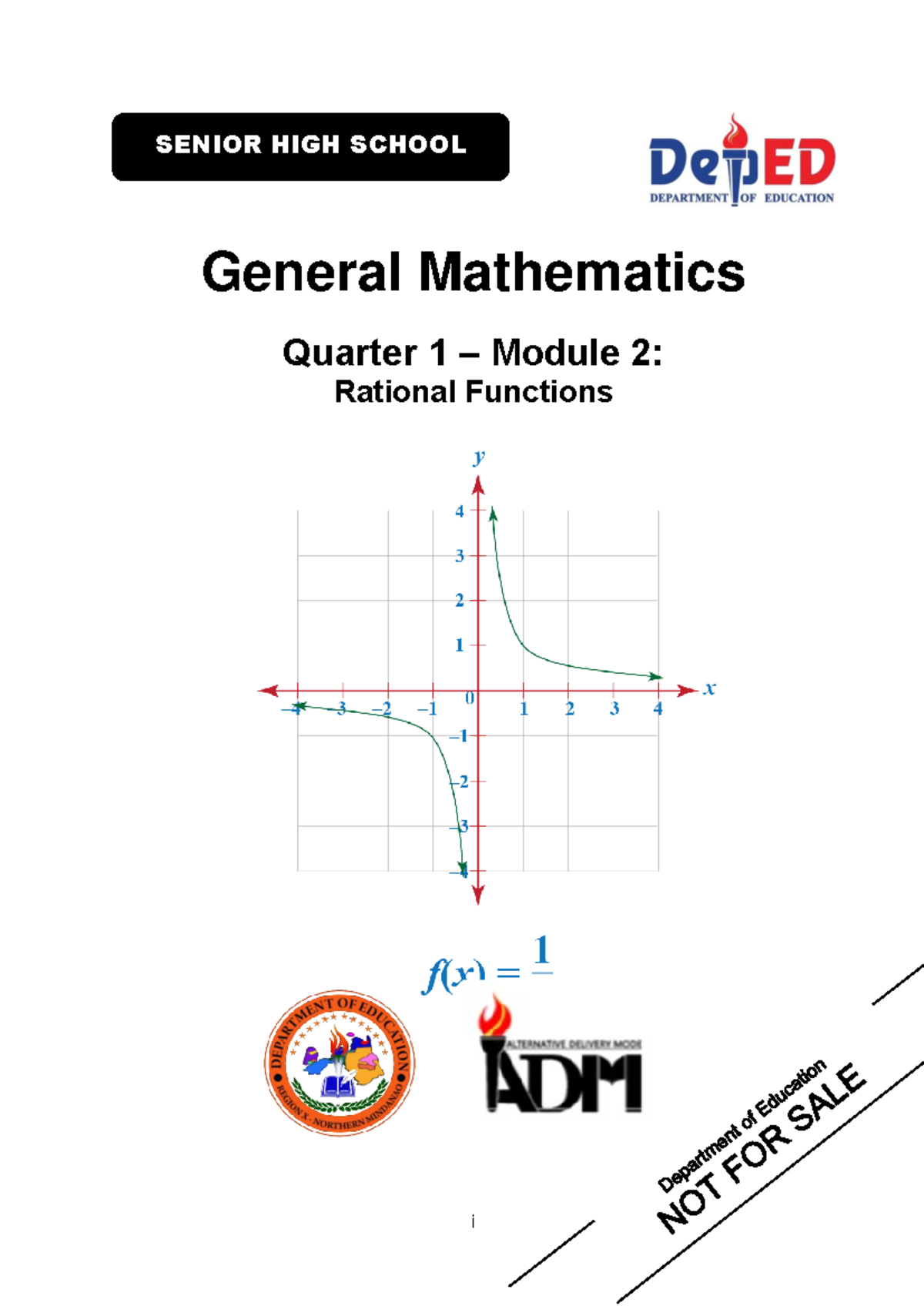 Gen Math Q1 Mod 2: Comprehensive Study on Rational Functions - Studocu