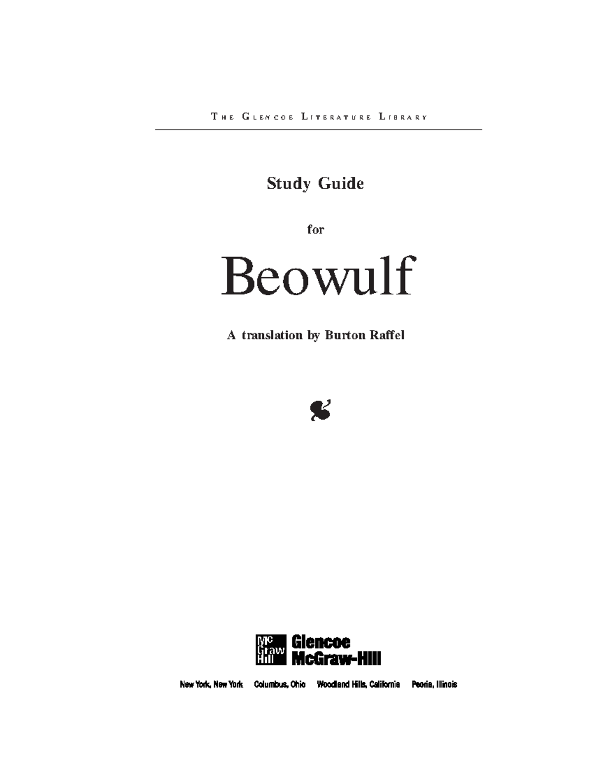 Beowulf Study Guide: Full Translation & Analysis (Course Code: LIT101 ...